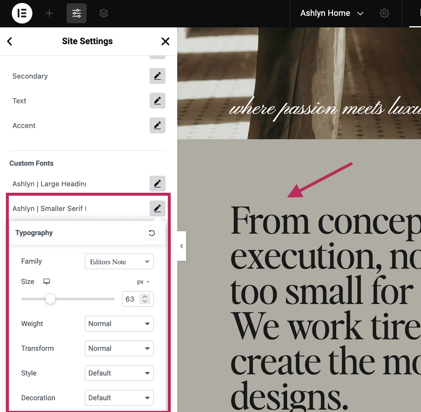 Ashlyn Theme Documentation