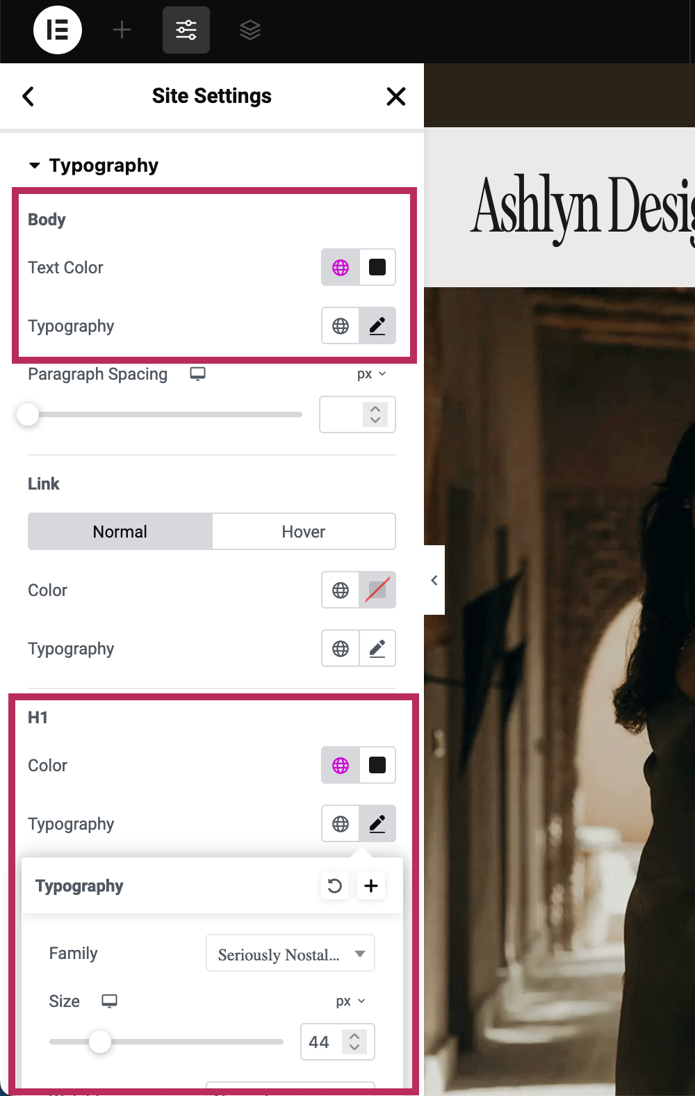 Ashlyn Theme Documentation