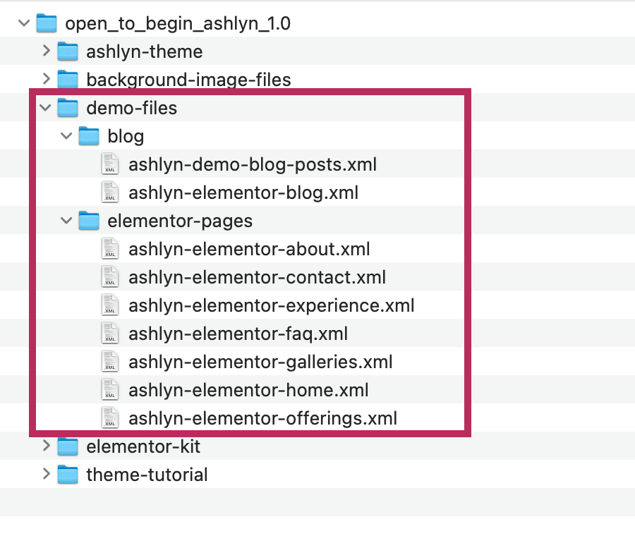 Ashlyn Theme Documentation