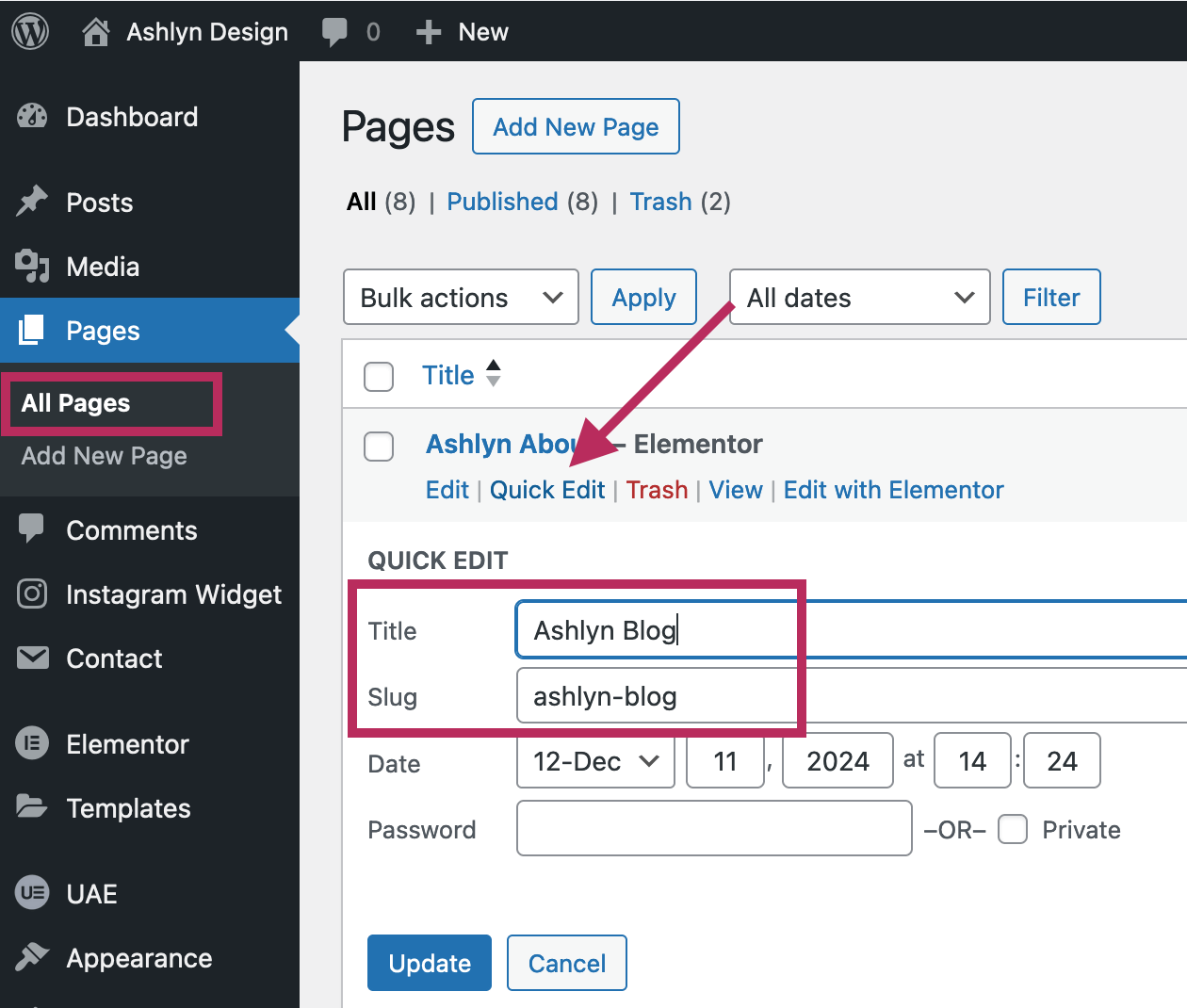 Ashlyn Theme Documentation