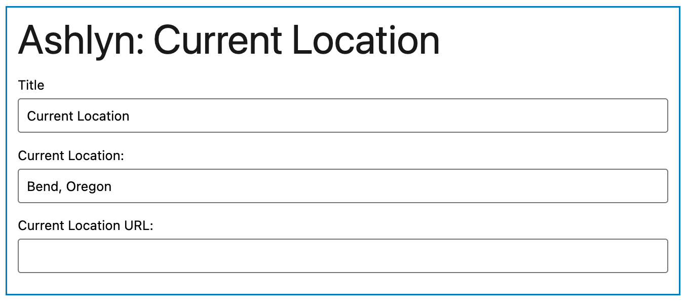 Ashlyn Theme Documentation