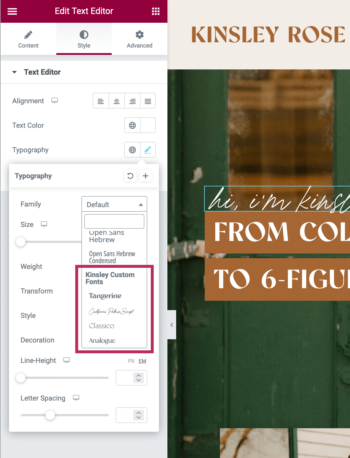 Kinsley Theme Documentation