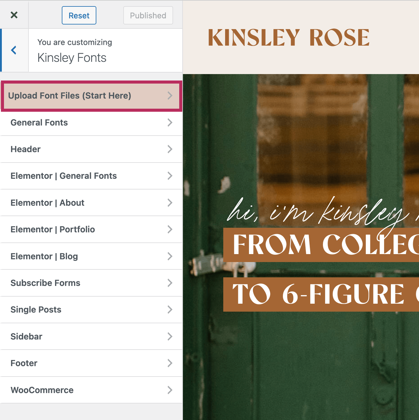 Kinsley Theme Documentation